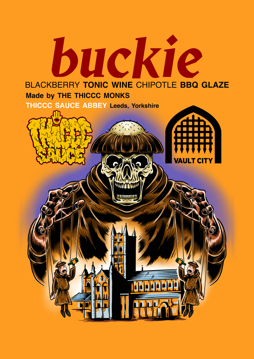 BUCKIE Blackberry Tonic Wine Chipotle BBQ Glaze (Vault City Collab ...