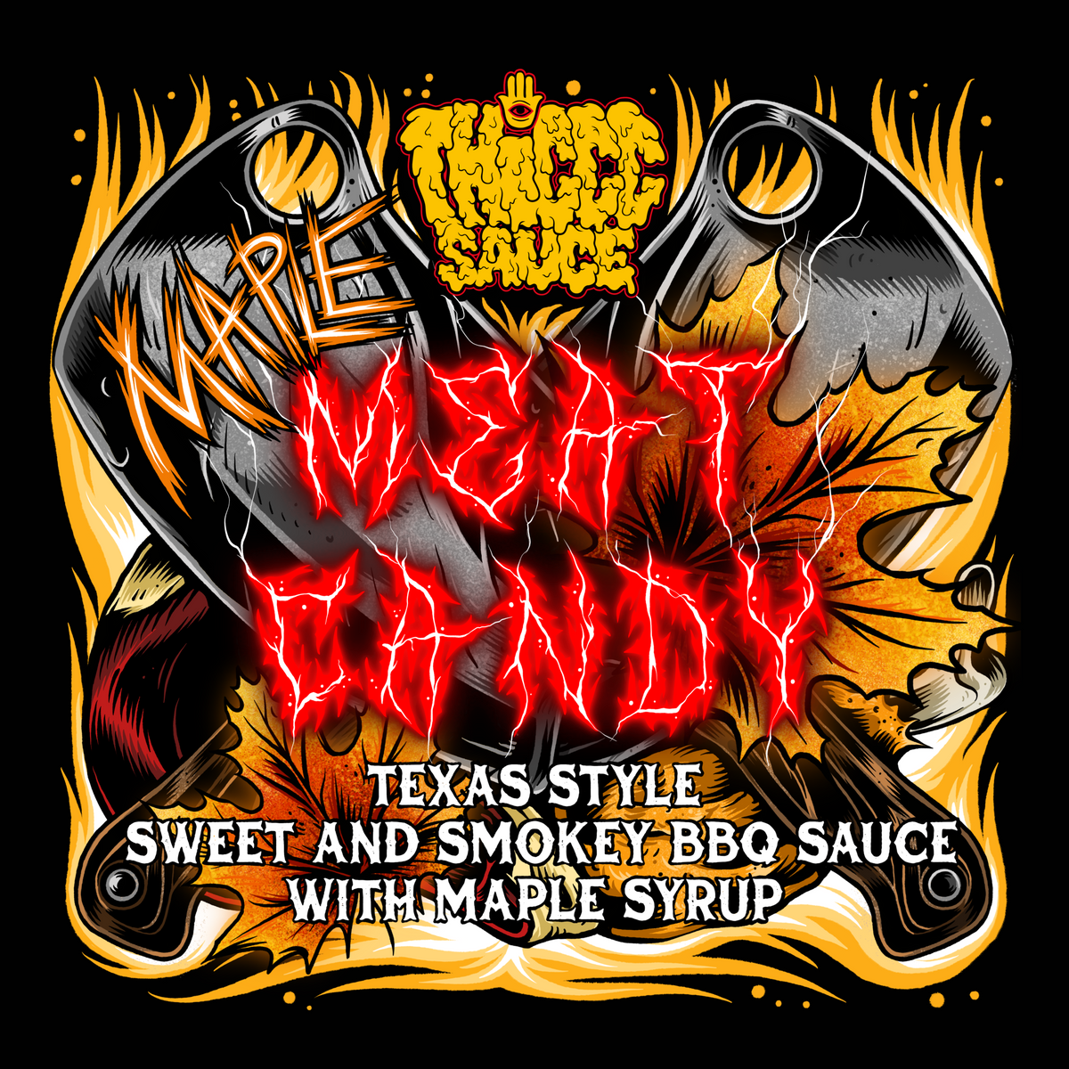 MAPLE MEAT CANDY Sweet & Smokey BBQ Sauce with Maple Syrup *WHOLESALE ...