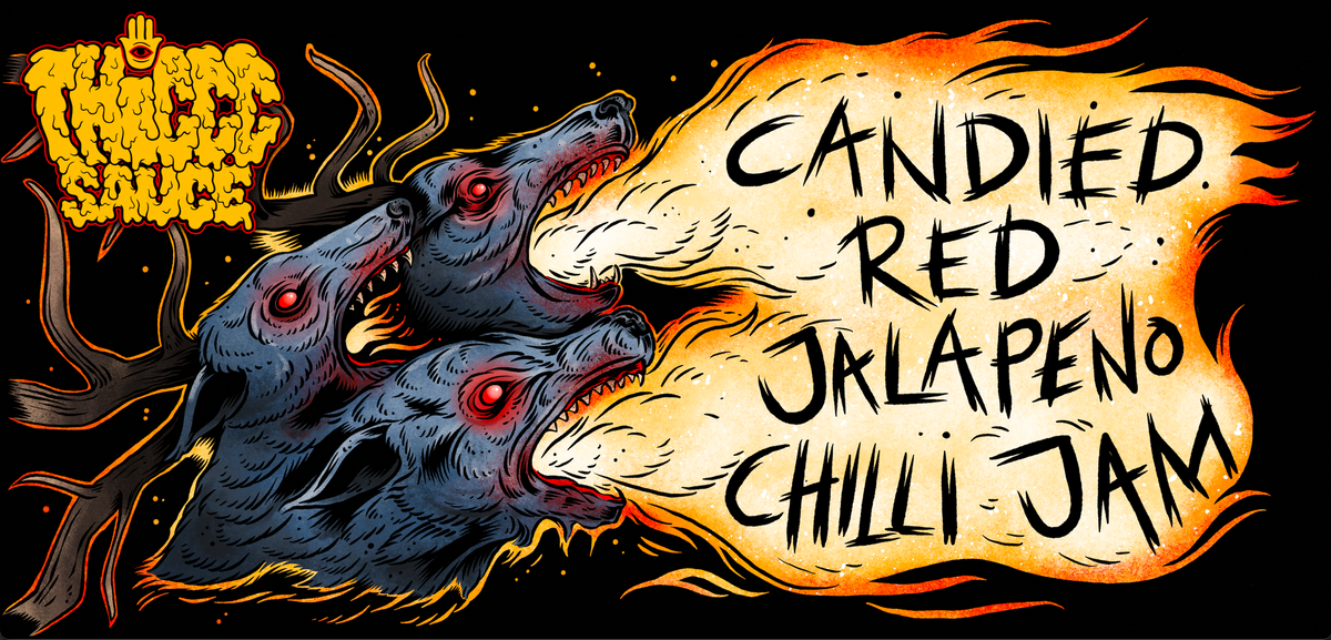 CANDIED RED JALAPENO CHILLI JAM – THICCC SAUCE