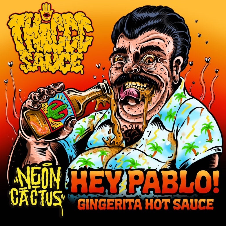 HEY PABLO Gingerita Hot Sauce (Neon Cactus Collab) – THICCC SAUCE