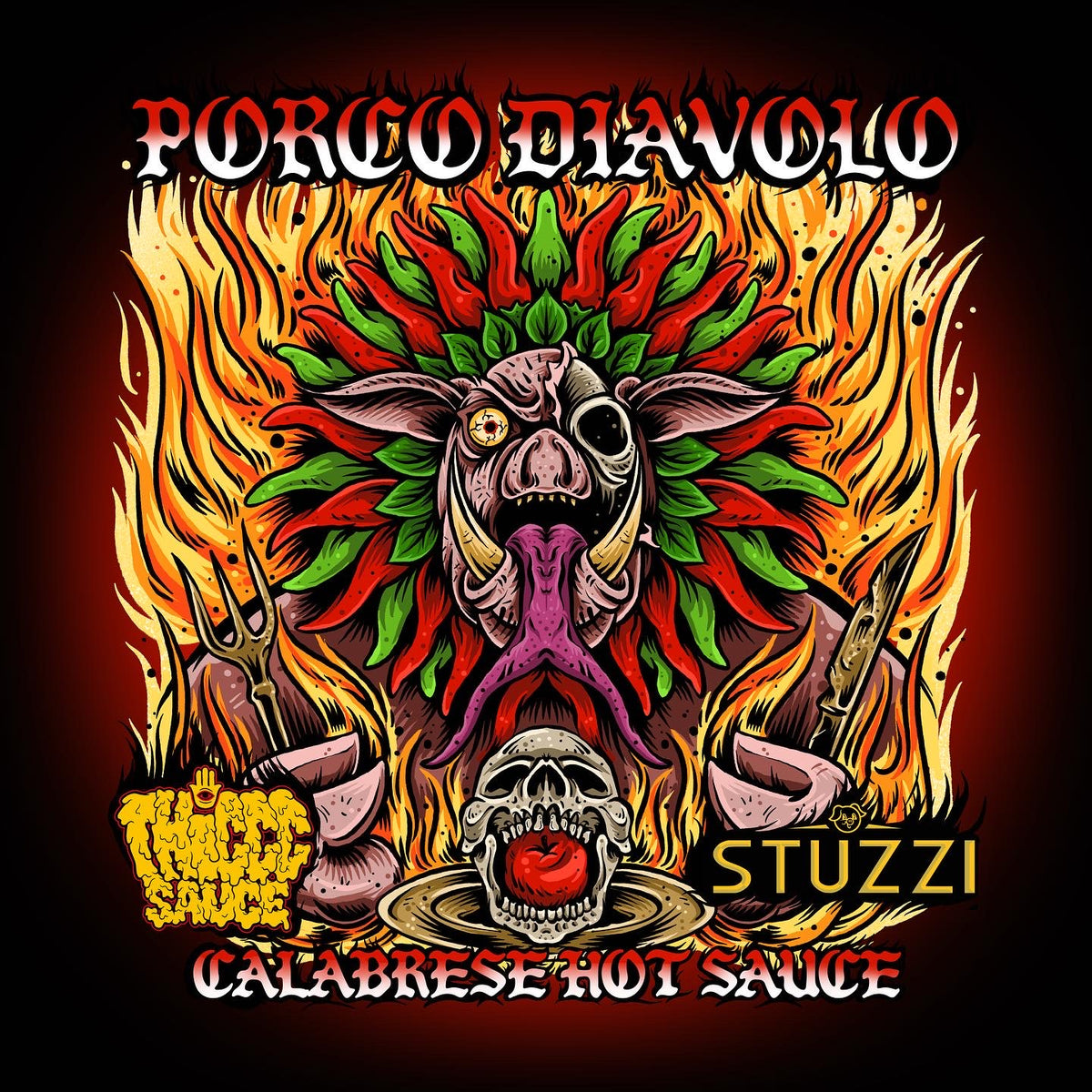 PORCO DIAVOLO Calabrese Hot Sauce (Stuzzi Collab) – THICCC SAUCE