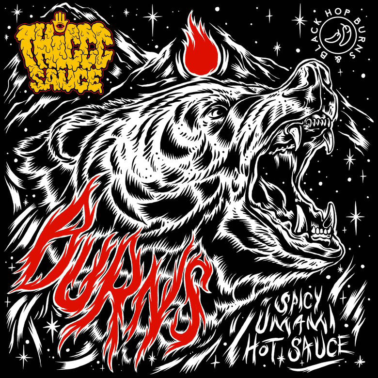 BURNS Spicy Umami Hot Sauce (Hop Burns & Black Collab) – THICCC SAUCE